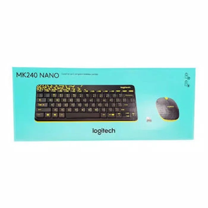 Jual LOGITECH MK240 MINI KEYBOARD MOUSE WIRELESS ORIGINAL | Shopee ...
