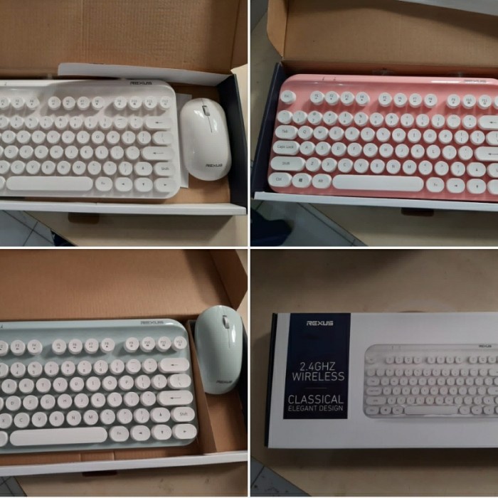 Jual REXUS KEYBOARD MOUSE WIRELESS COMBO REXUS KM9 / KM8 /VR2 ORIGINAL ...