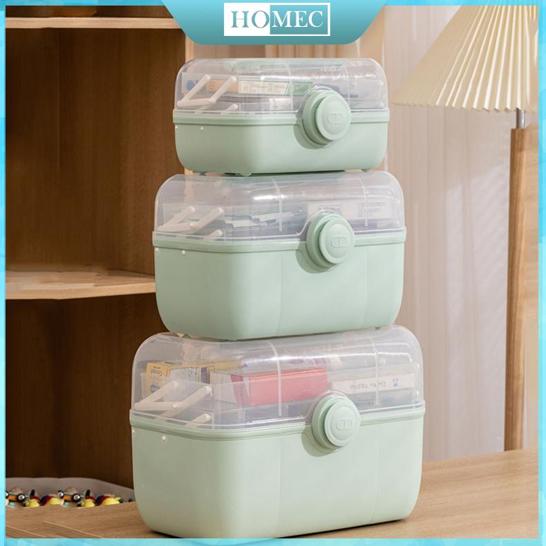 Jual Kotak P3K Susun Kotak Obat Plastik Kotak Penyimpanan Obat Box Obat ...