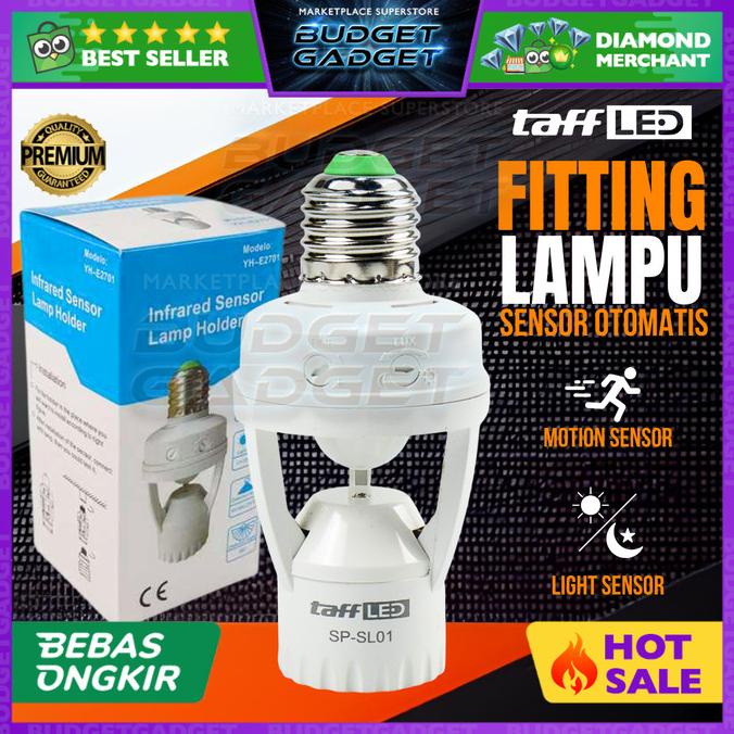 Jual Smart Fitting E27 Lampu Bohlam Motion Sensor Gerak Otomatis ...