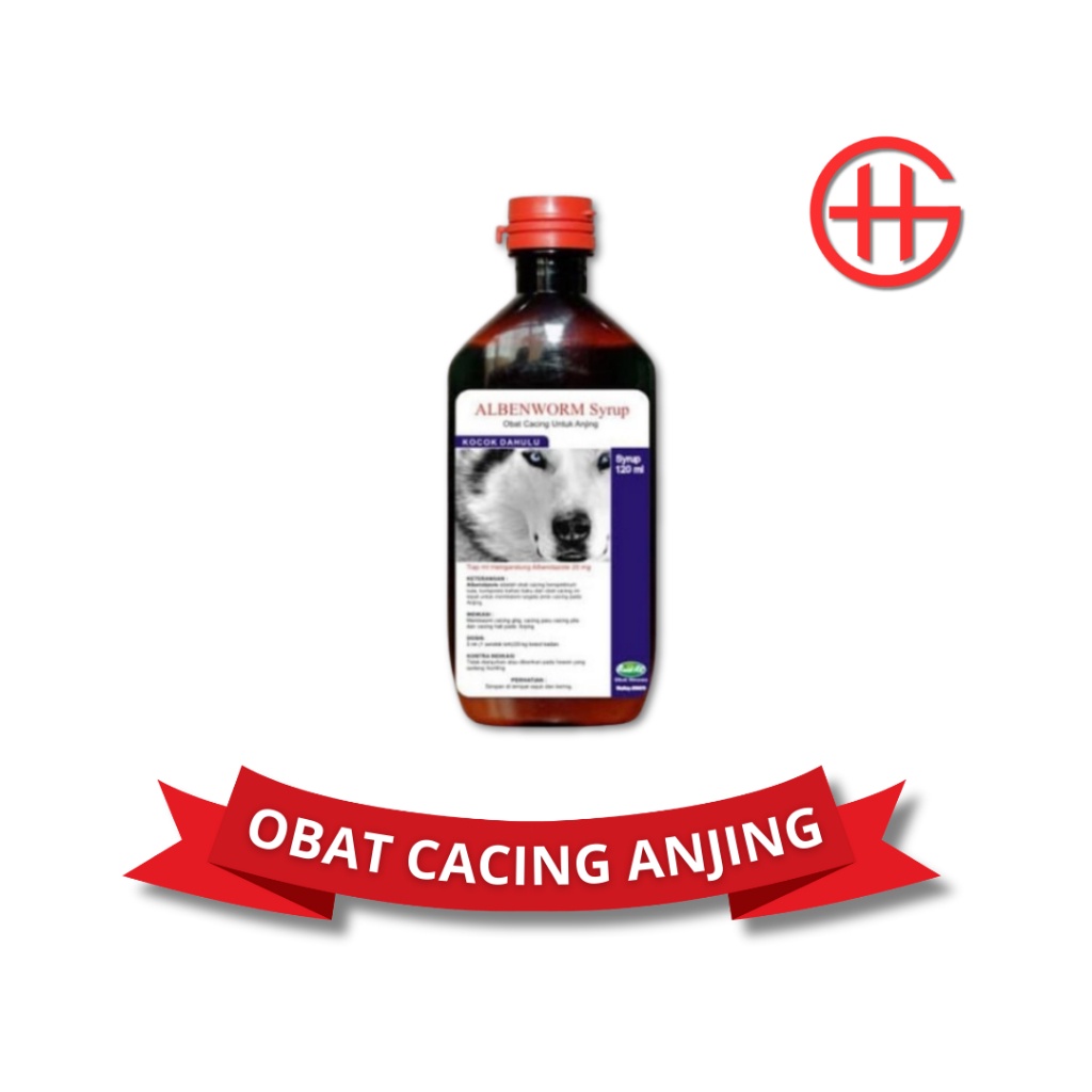 Jual GH Obat Cacing Anjing ALBENWORM Dog 120ml | Ampuh Basmi Cacingan ...