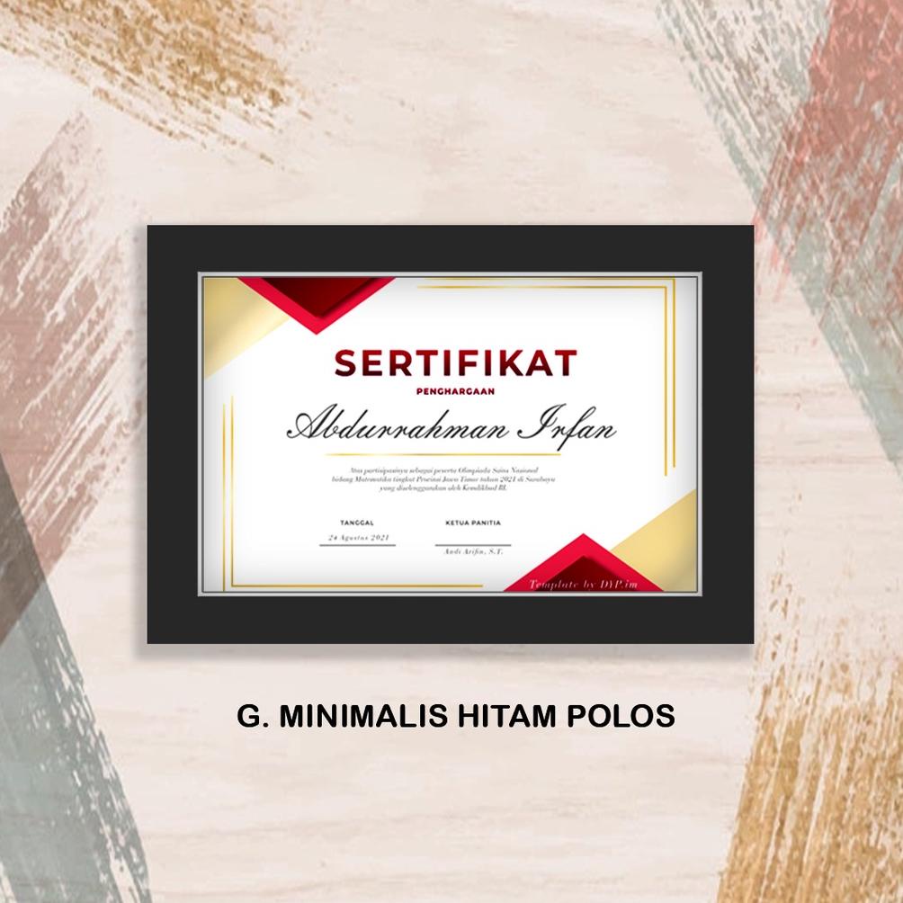 Jual Kekinian BINGKAI FOTO PIAGAM / SERTFIKAT UKURAN A4 (21cm X 30cm ...