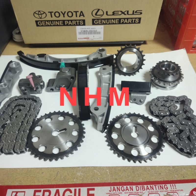 Jual RANTAI CHAIN SET TIMING KIT 1GD 2GD INNOVA REBORN HILUX REVO ...