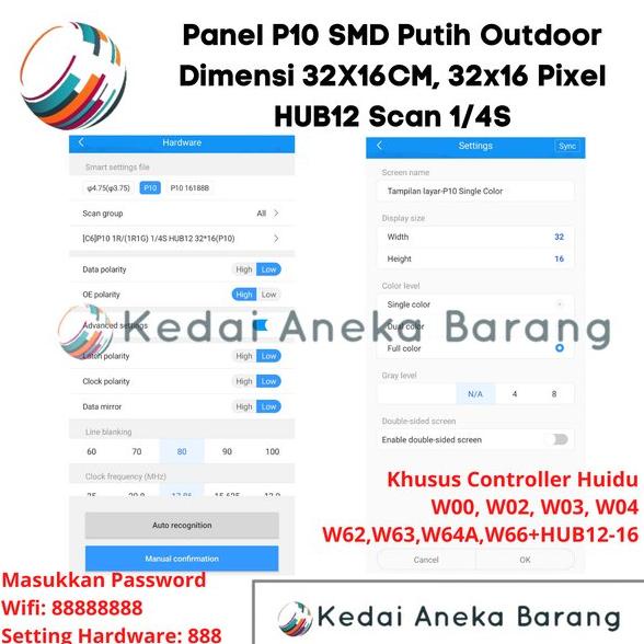 Jual Panel Module Modul LED P10 Dot Matrix Running Text SMD Putih White ...