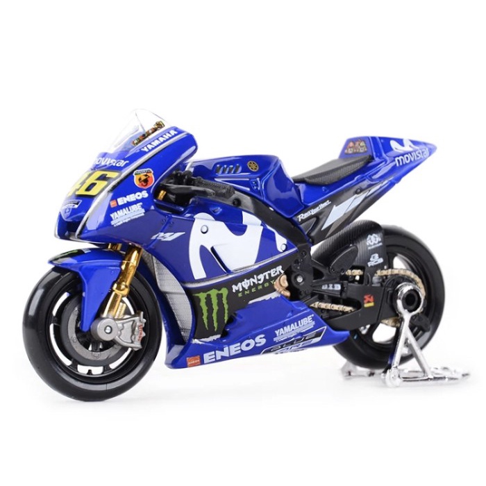 Jual COD Diecast Motogp Yamaha 1/18 Valentino Rossi 46 New Release 2018 ...
