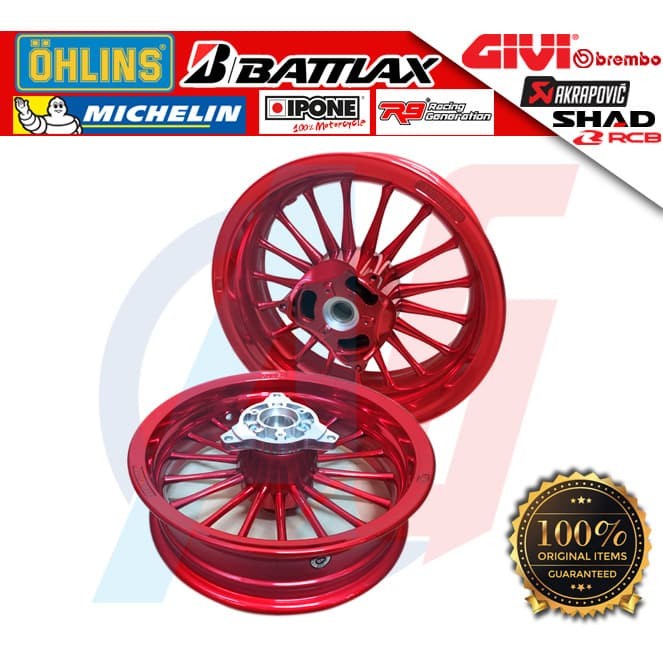 Jual Velg Racing Tapak Lebar Power NMAX 2020 Palang 18 Classic NMAX NEW ...