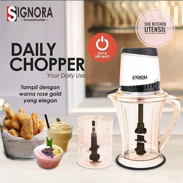 Jual Chopper Signora Daily Chopper Daging Chopper Buah Food Chopper ...