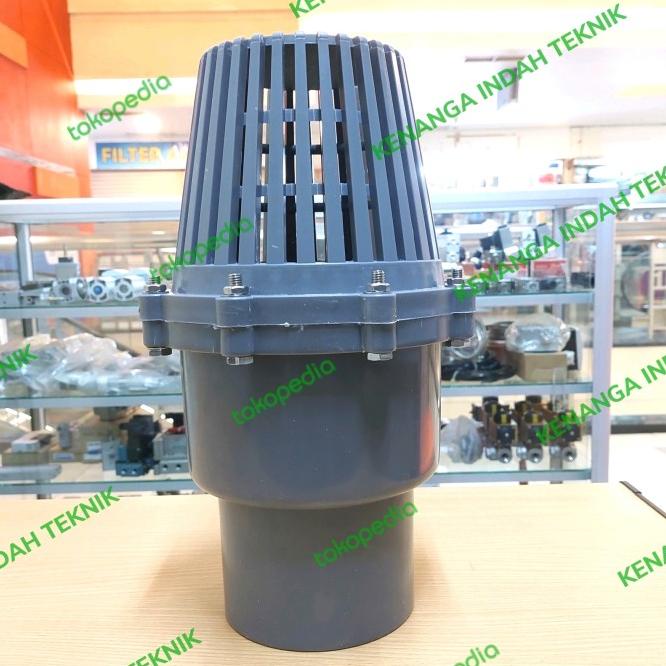 Jual Foot Klep Pvc Drat 4" Inch Dn100 / Foot Valve Drat Pvc 4" Inch ...