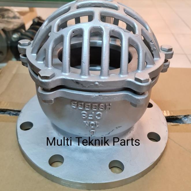 Jual Foot Valve Flange Stainless Jis 10K 3" Inch / Foot Valve Ss304 ...