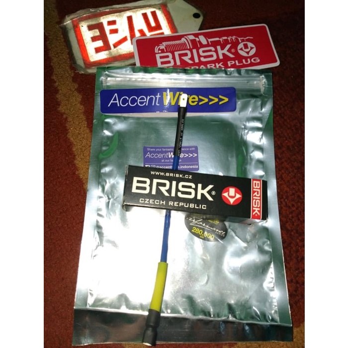 Jual Paket Accent Wire Single Blue & Brisk Cooper Racing Semua Motor ...