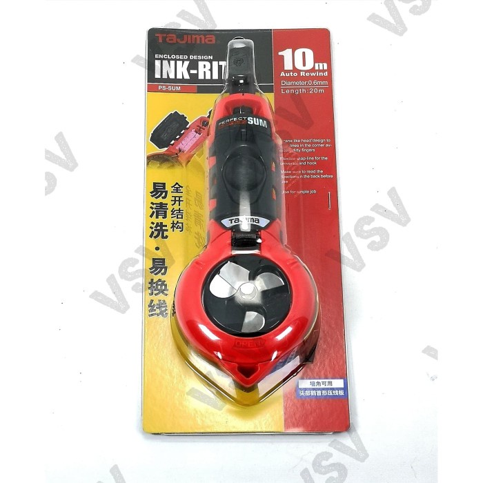 Jual COD Tajima Ink Rite Ps-Sum Sipatan Tajima Chalk Line Tajima Bisa ...