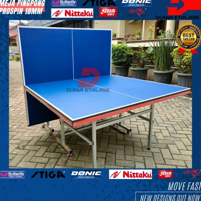 Jual MEJA PINGPONG MEJA TENIS MEJA PROSPIN BAHAN MDF 18mm BUKAN PARTIKEL | Shopee Indonesia