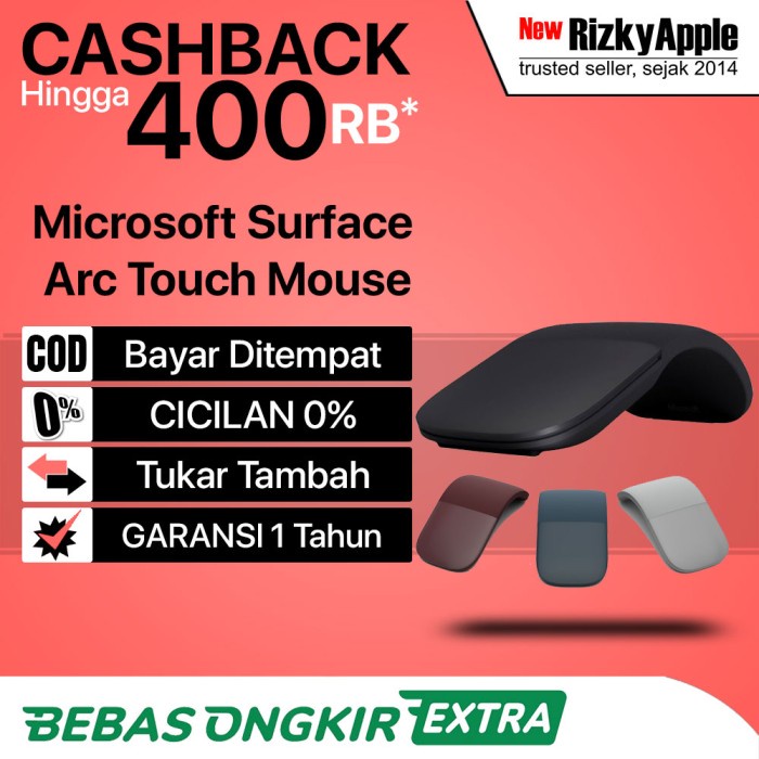Jual Microsoft Surface Arc Touch Mouse Original | Shopee Indonesia