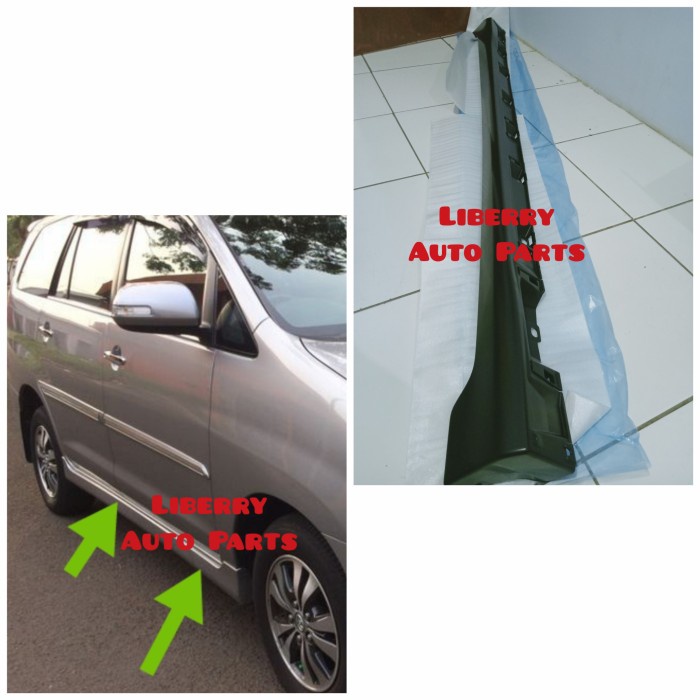 Jual Hara Cover / Side Skirt / Trisplang / Innova V Original | Shopee ...
