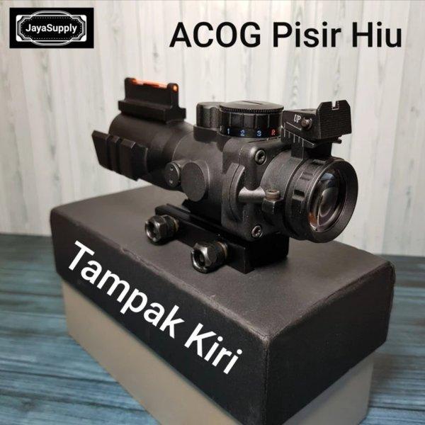 Jual Acog Shark Fin Pisir Zoom Scope Hiu 4x33mm Bushnell Trijicon ...