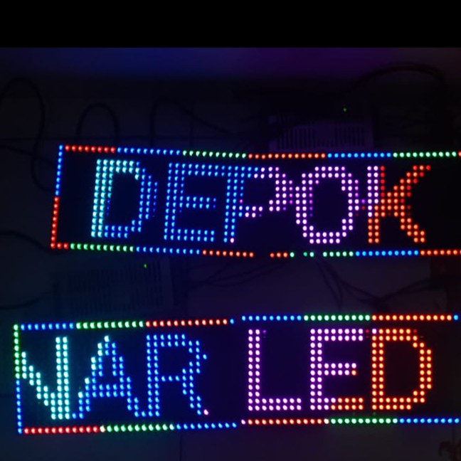 Jual MODUL RUNNING TEXT P10 RGB FULL COLOR 1/4 SCAN SMD OUTDOOR ...