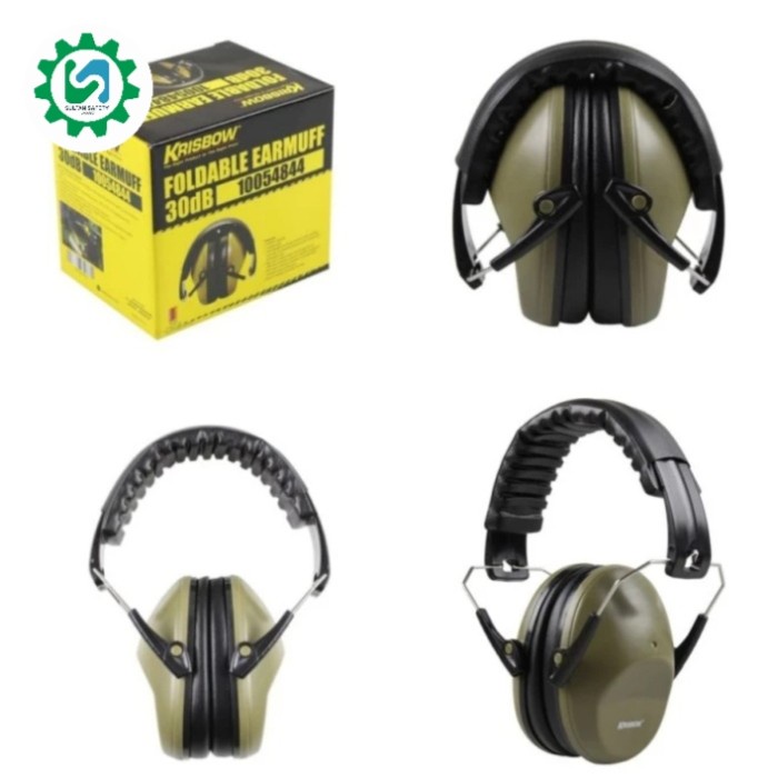 Jual Original Foldtable Earmuff 30Db / Earmuff Krisbow Pelindung ...