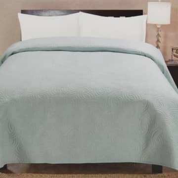 Jual Termurah Selimut Premium Quilt Wave Pattern Soft Blue Best Seller ...
