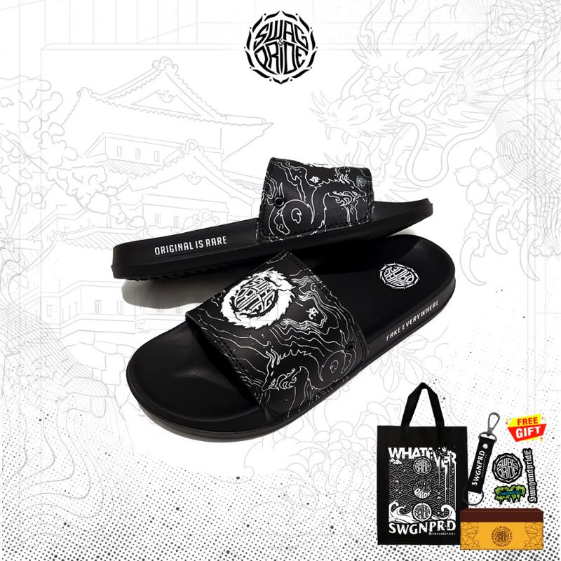 Jual Swag And Pride Footwear | Sandal Slide Pria - Japan Dragon Ryu ...
