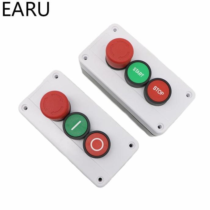 Jual NC Emergency Stop NO Red Green Push Button Switch Station Start ... Jual NC Emergency Stop NO Red Green Push Button Switch Station Start ...