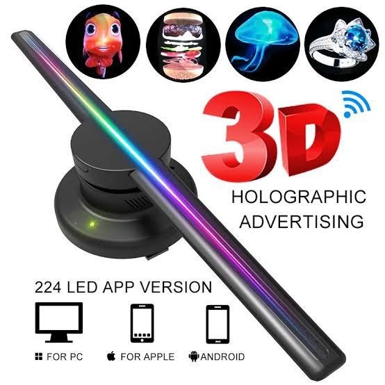 Jual New Ori Layar Hologram 3D Untuk Iklan Produk - 3D Hologram Fan Led ...