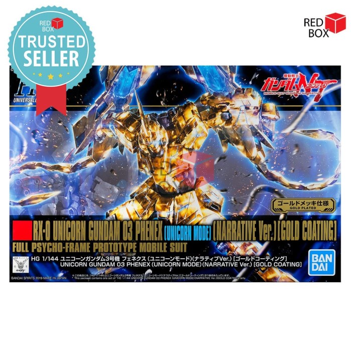 Jual New Hg Unicorn Gundam Phenex Unicorn Mode Narrative Ver Gold ...