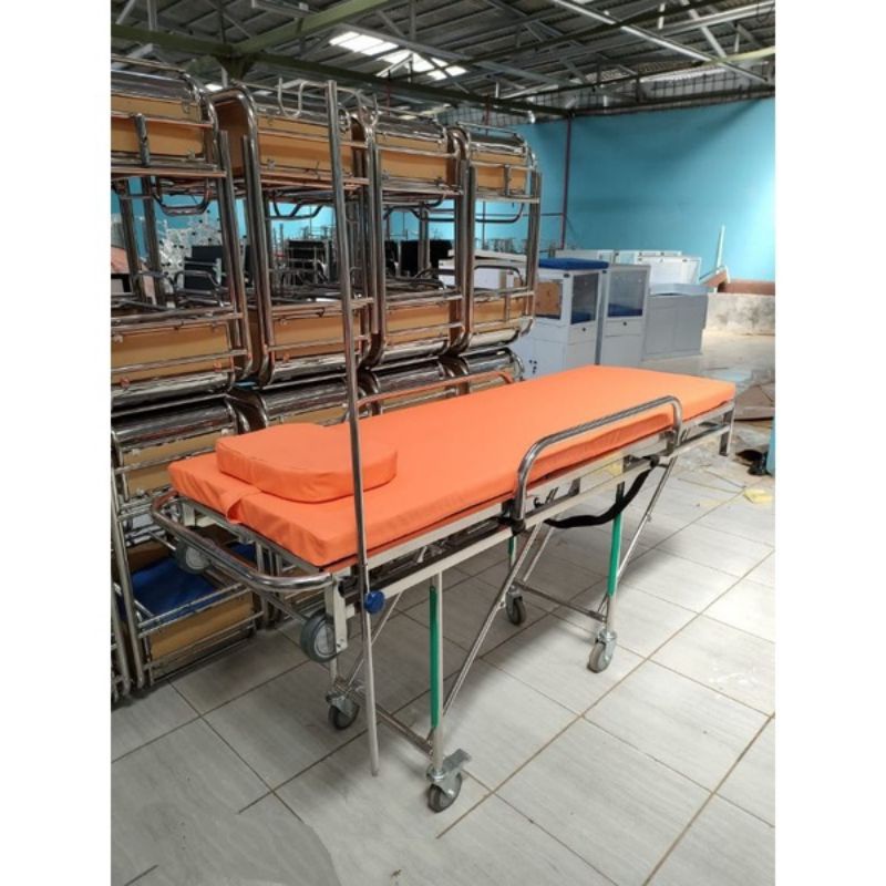 Jual Brangkar ambulance stainless - streacher ambulan medis - brankar ...