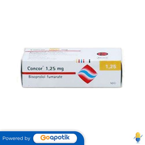 Jual CONCOR 1.25 MG BOX 50 TABLET | Shopee Indonesia