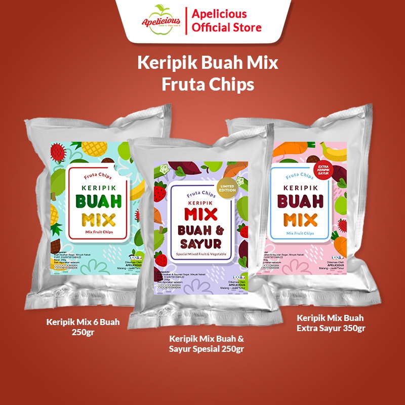Jual APELICIOUS KERIPIK BUAH MIX 250g (MIX 6 BUAH) / KERIPIK BUAH SAYUR ... Jual APELICIOUS KERIPIK BUAH MIX 250g (MIX 6 BUAH) / KERIPIK BUAH SAYUR ...