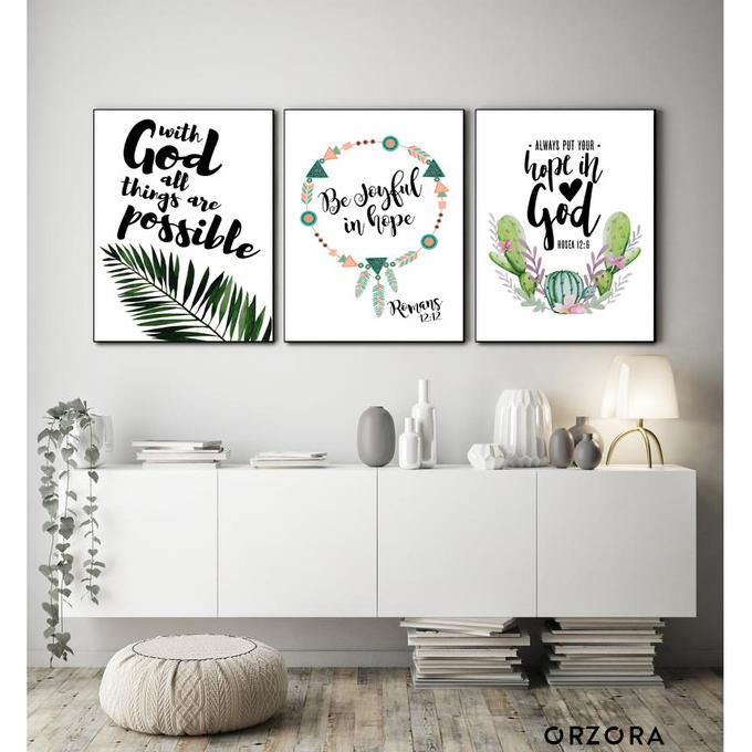 Jual Poster Rohani Kristen / Dekorasi Rumah /Poster Inspirasi(AP30003 ...