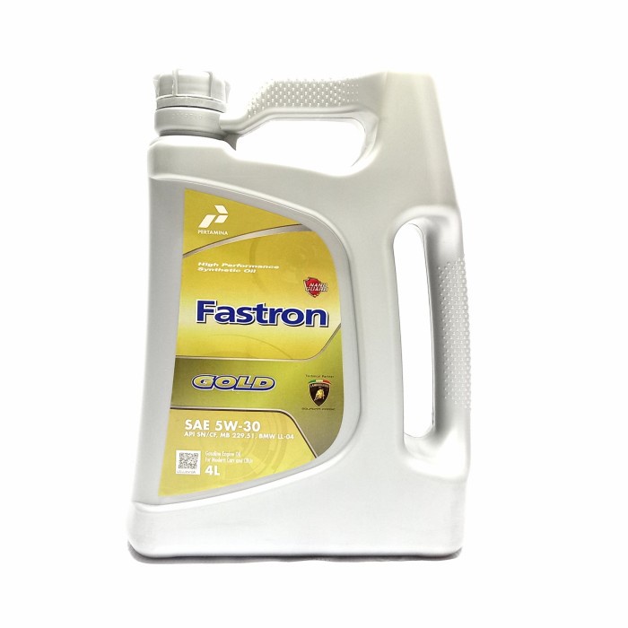Jual [New] Fastron Gold Sae 5W-30 4Liter Terbaru | Shopee Indonesia