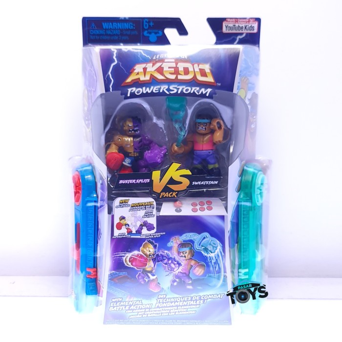 Jual Legends of Akedo PowerStorm Buster Splits Versus Sweatstain VS ...