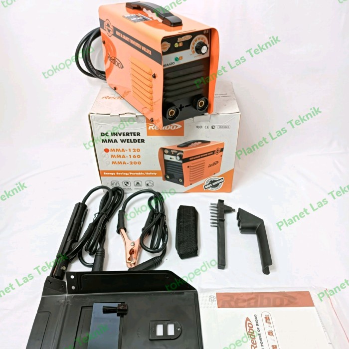 Jual New Mesin Las Mma 120 Orange 880 Watt Inverter Welding Mma120 Limited | Shopee Indonesia