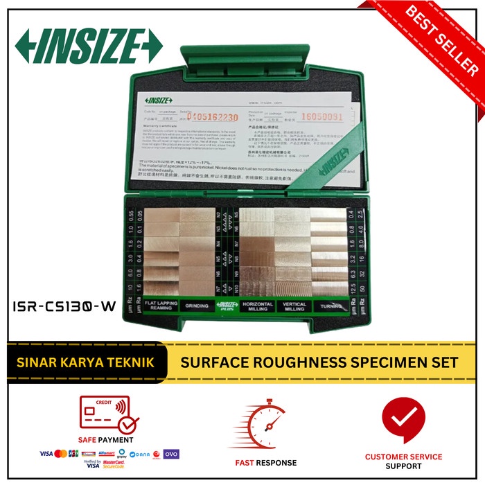 Jual [Original] Insize Isr-Cs130-W Surface Roughness Comparator Alat ...