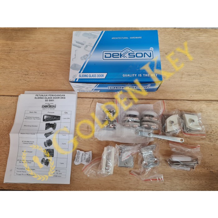 Jual [Ori] Aksesoris Sliding Door Dekson Dekkson Sd S001 Roda Pintu ...