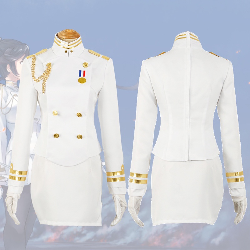 Jual Azur Lane cosplay IJN Atago cosplay costume and IJN Atago wig ...