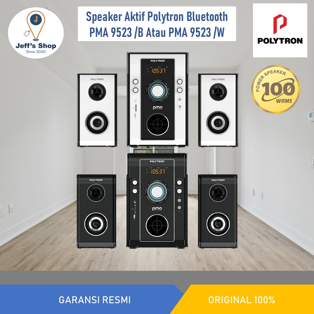 Jual POLYTRON Multimedia Speaker PMA 9523 /B atau PMA 9523 /W | Shopee ...