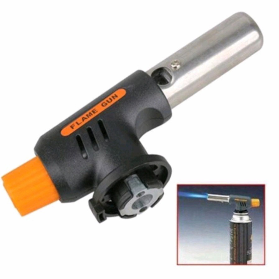 Jual Kepala Gas Torch Blow Portable Flame Gun Las Butane Api BBQ Alat Bakar | Shopee Indonesia