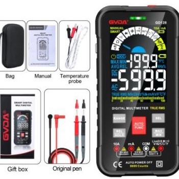 Jual Smart Multimeter GVDA GD-128 True RMS AC DC Digital GD128 ...