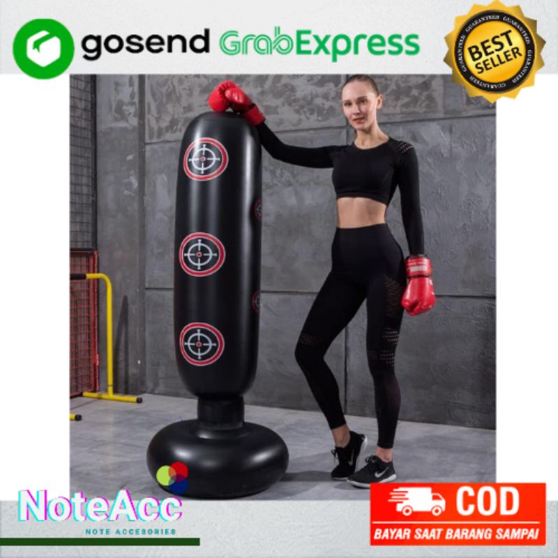 Jual Samsak Tinju Berdiri Punching Bag Vertical Boxing Punch Target ...