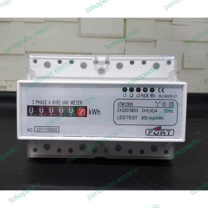 Jual Kwh Meter Xtm1250S 3 Phase / 3P / Kwh Meter 3Phase T | Shopee Indonesia