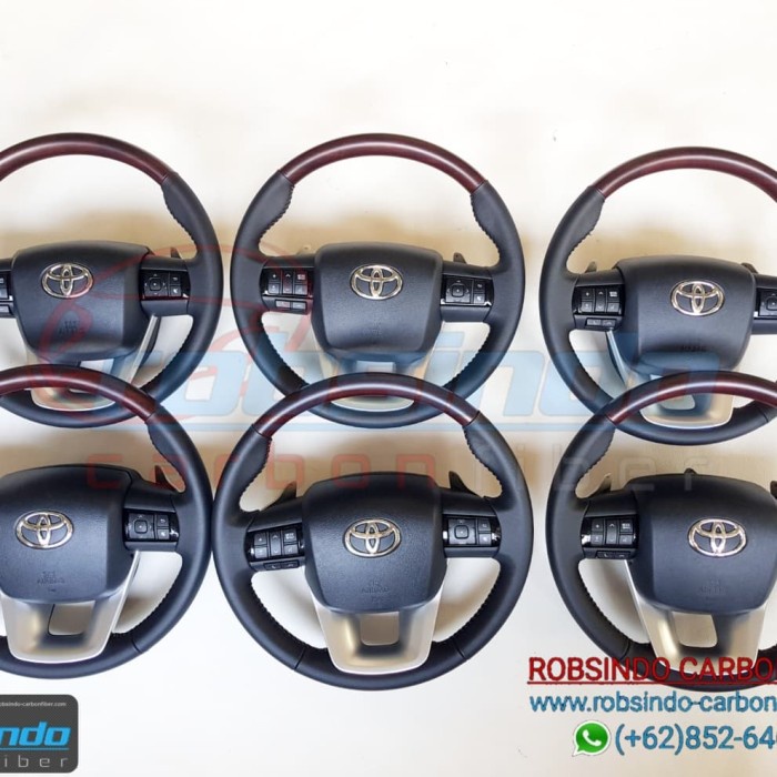 Jual New Stir Setir Steering Wheel Wood Panel Toyota Vrz/Reborn ...