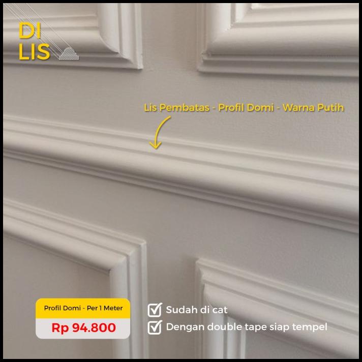 Jual DISKON DILIS PROFIL BORDER KAYU WALLMOULDING / LIS PEMBATAS ...