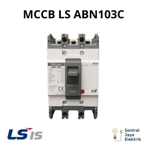 Jual Mccb Abn103C 3Phase 20A/30A/40A/50A/60A/75A/100A (Ampere) Metasol ...