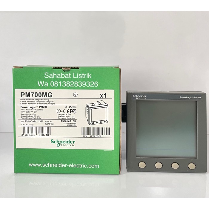 Jual Murah!! Powerlogic PM700 / Power Meter PM700 Schneider | Shopee ...