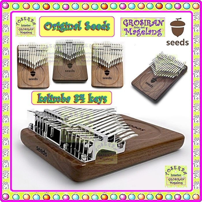 Jual Kalimba - Kalimba Seeds 34 Keys - Seeds Kalimba - Kalimba 34 ...