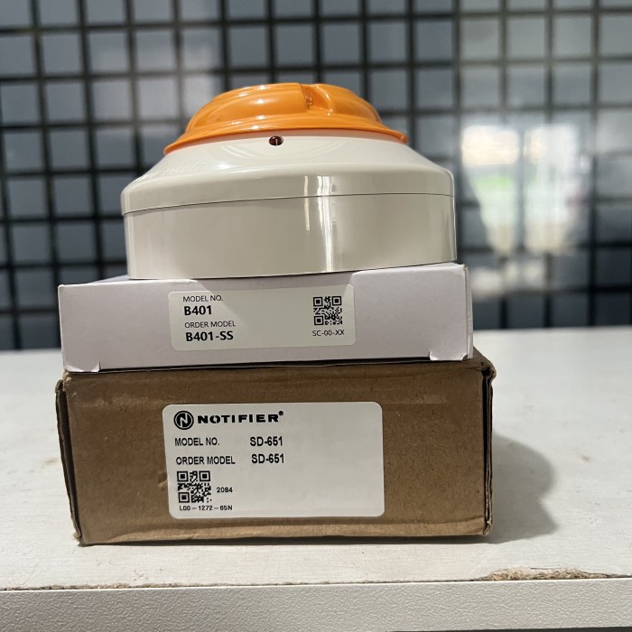Jual Smoke Detector Notifier Sd-651 + B401 Smoke Detector Sd651+B401 ...