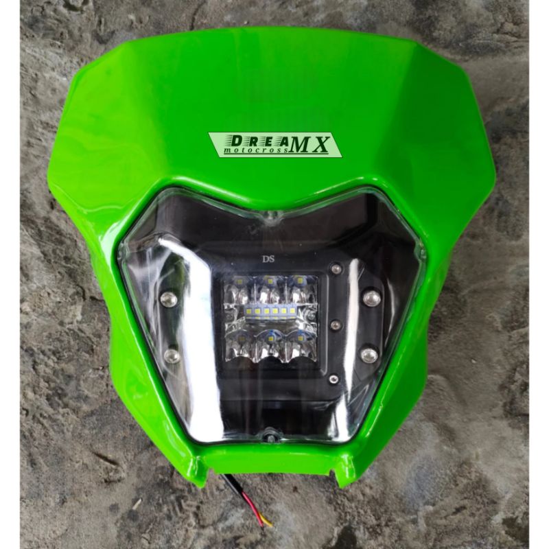 Jual Headlamp klx 230 12 led Batok lampu depan 12 led pnp klx 230 sm ...