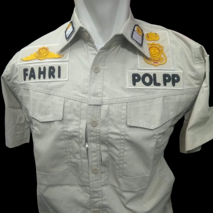 Jual seragam kemeja PDH POL PP / SATPOL-PP | Shopee Indonesia