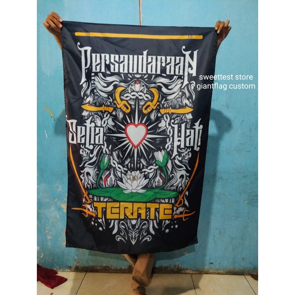 Jual BENDERA PSHT FULL PRINTING, GIANTFLAG SH, BENDERA TERATE, MINIFLAG ...